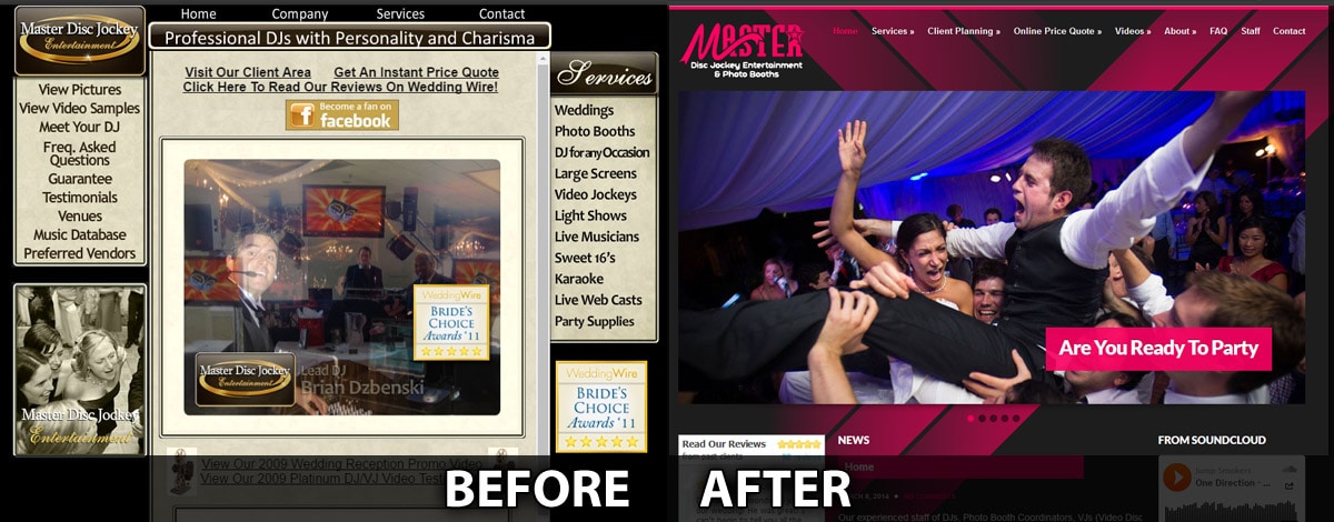Verdi Productions - NJ Web Designer Portfolio